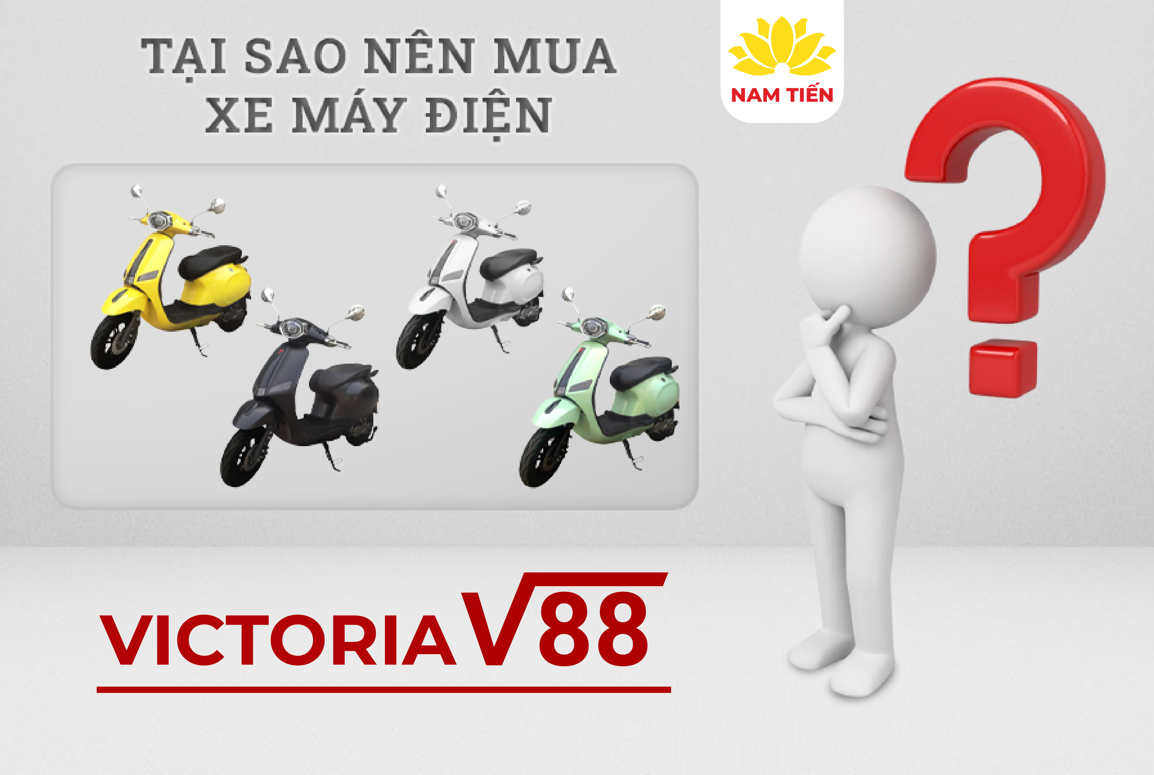 Tại sao nên mua xe máy điện Victoria V88